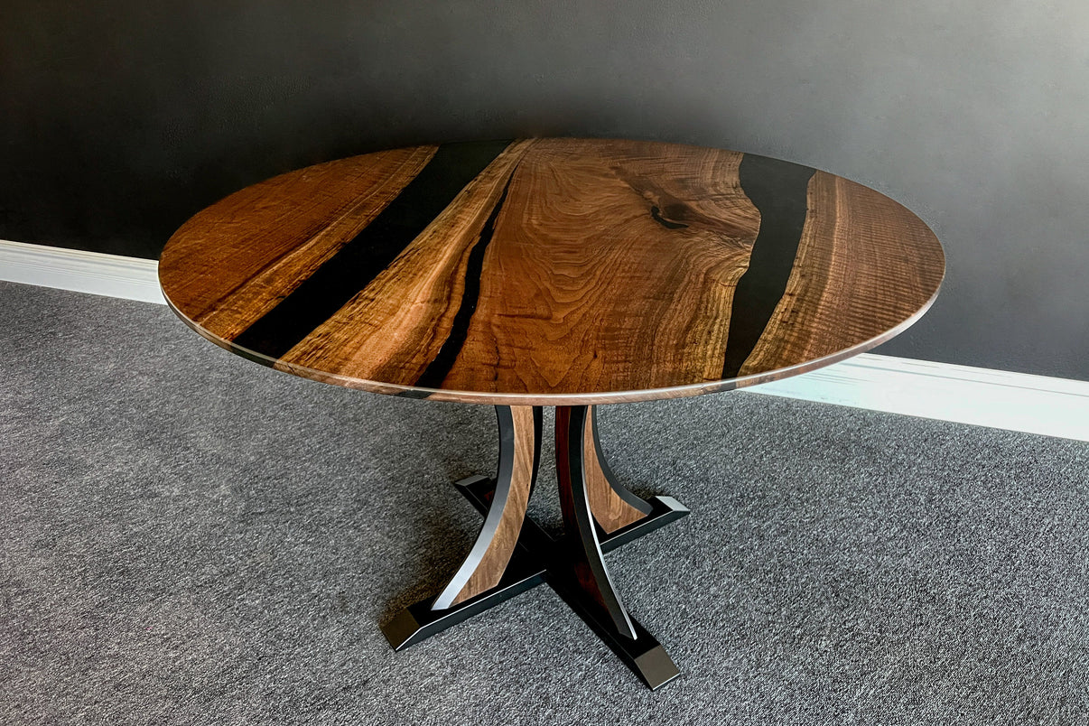 Walnut River Table – Fortress Fine Woodworks